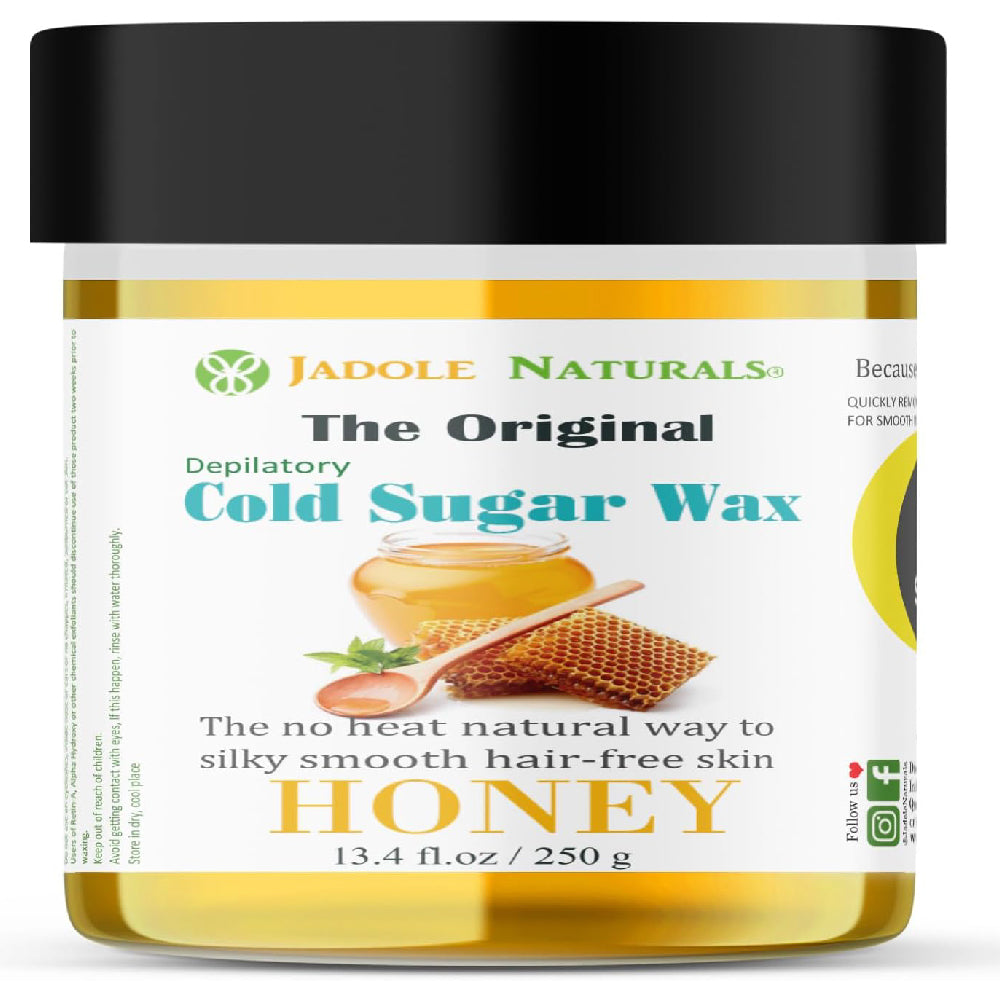 Cold Sugar Wax Hair Removal Honey 250g – Jadole Naturals