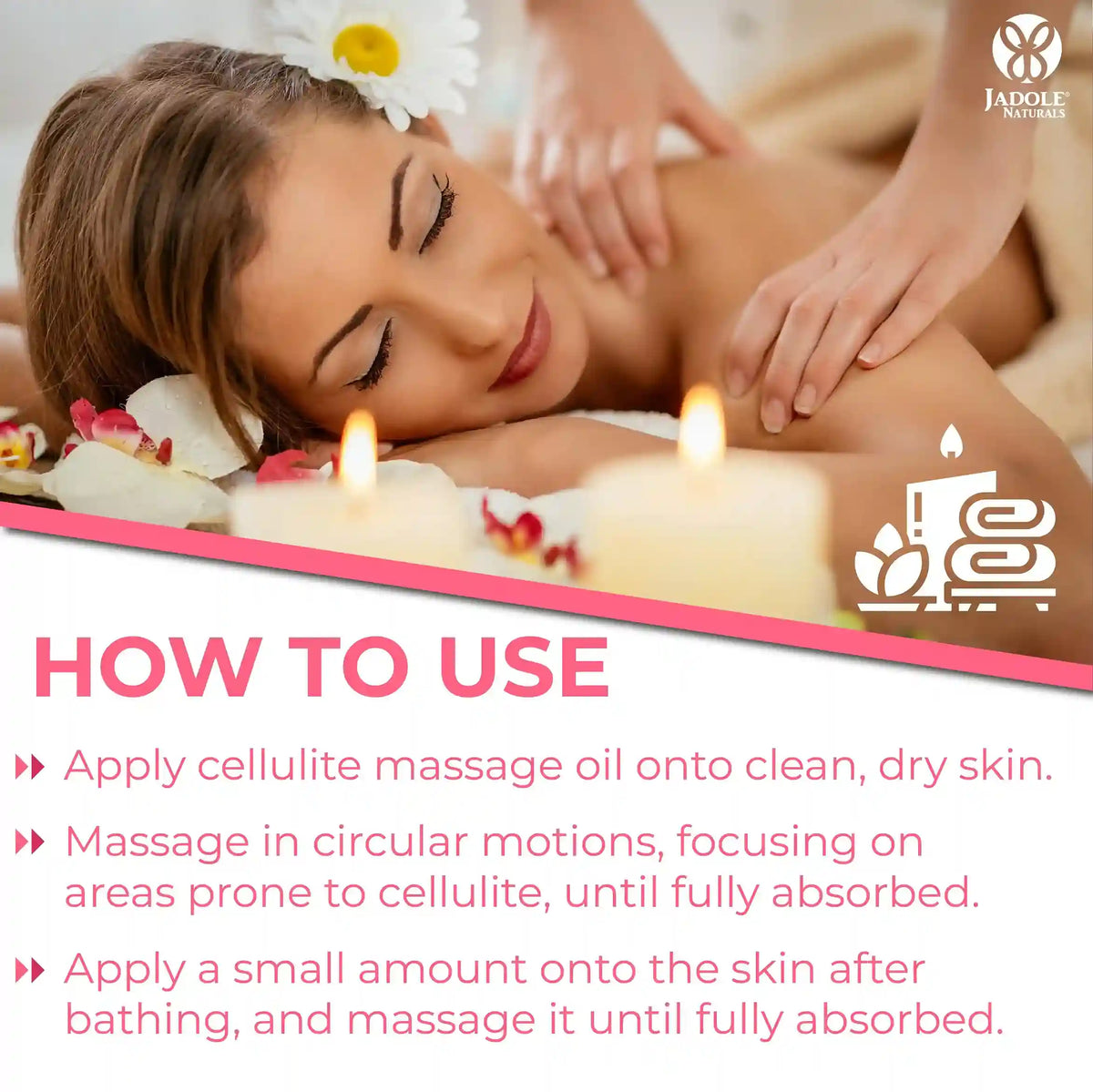 Anti-Cellulitee Treatment Massage Oil 1000ml – Jadole Naturals