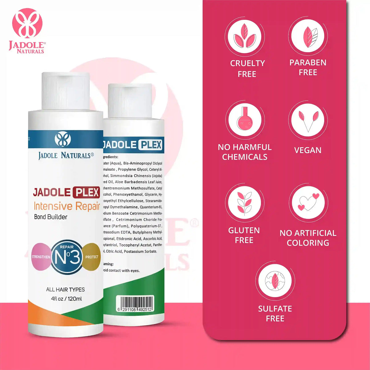 Plex Intensive Repair Bond Builder 120ml – Jadole Naturals