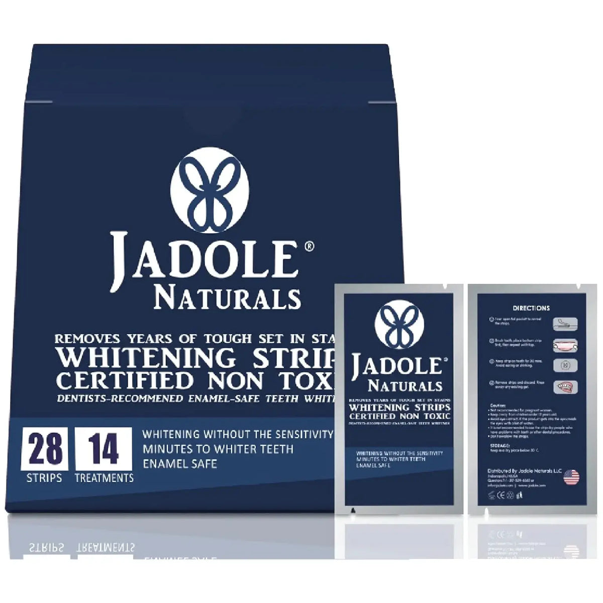 Teeth Whitening Strips Pack of 28 – Jadole Naturals
